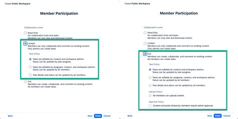 create workspace accessible to selected users role sap community
