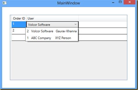 Gaurav Khannas Blog Multicolumn Combobox In Wpf Datagrid
