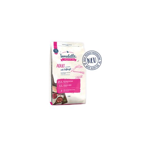 Sanabelle ADULT mit schmackhaftem Strauß indoor 400g