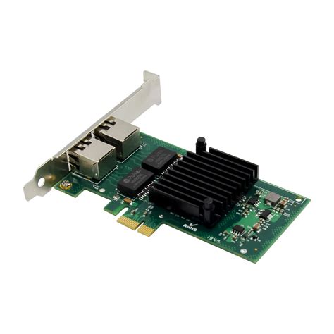 Sunweit Pcie X Dual Gigabit Ethernet Card Intel I Am Chipset Rj Mbps Server Lan