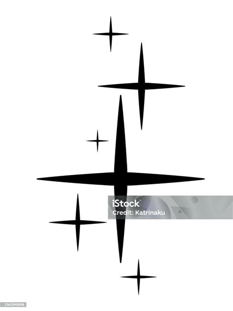 레트로 스파클 아이콘 컬렉션 별 모양의 집합입니다 디자인 배너 로고 및 명함을 위한 템플릿 벡터 일러스트 레이 션 개체 그룹에 대한 스톡 벡터 아트 및 기타 이미지 Istock