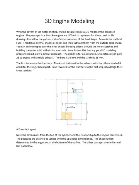 3d Engine Modeling Pdf Engines Extrusion