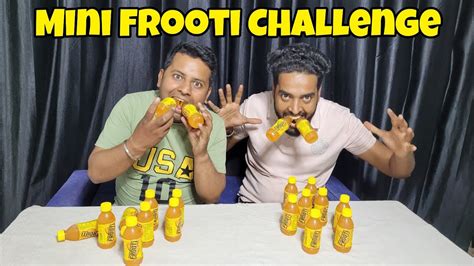 Mini Frooti Challenge Cold Drink Challenge Food Challenge India Youtube