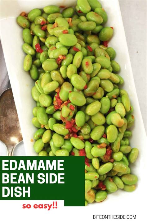 Frozen Edamame Beans Recipe Bite On The Side