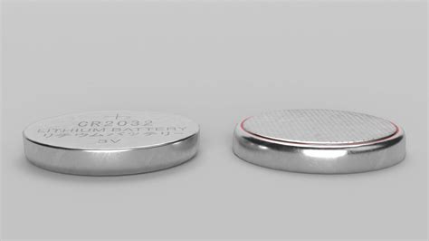 Battery Cr2032 3d Model By Grishmanovskij Anton