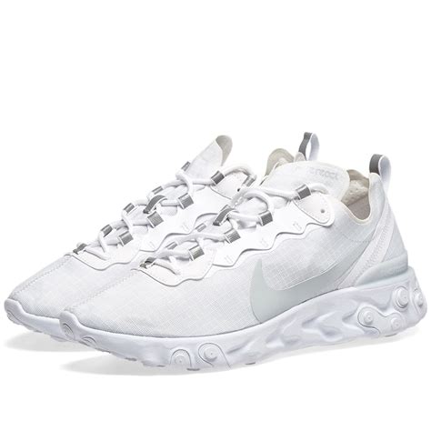 Nike React Element 55 Se White And Pure Platinum Nike