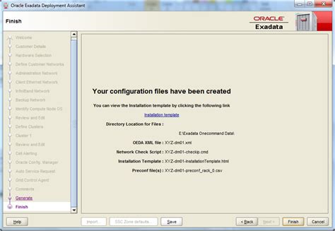 Exadata Data Base Machine Oracle Exadata Deployment Assistance Oeda