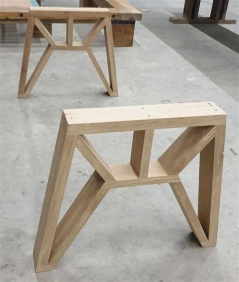 Houten Banken Ideeën En Inspiratie Triangle Table Legs Wooden Wood