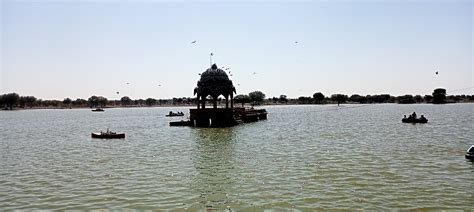 Lake Jaisalmer Desert Gadisar Free Photo On Pixabay Pixabay