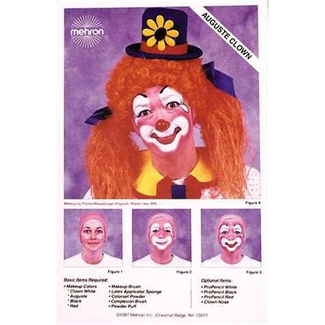 European Auguste Clown Makeup Saubhaya Makeup