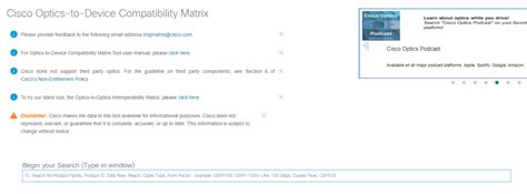 Cisco Sfp Compatibility Matrix Sfp Guide Qsfptek Blog