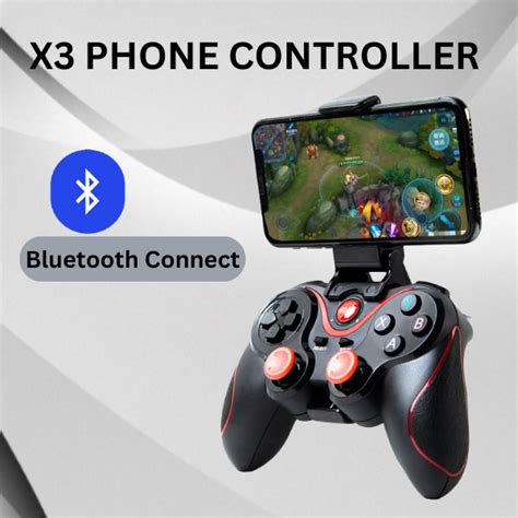 X Wireless Controller Gamepad Gaming Controller Wireless Joystick Joypad With OTG Converter For