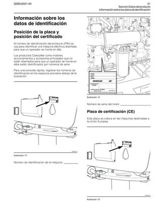 Manual De Uso Y Mantenimiento De Perfiladora De Pavimento En Frio Pm