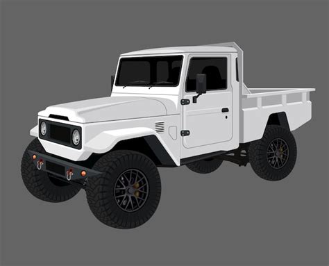 Premium Vector Offroad Car 4x4 Automotive Vehicle Vector Illustration