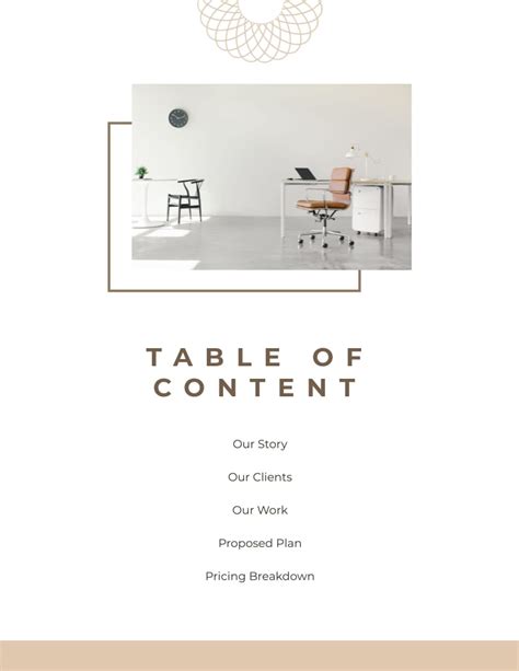 Interior Design Proposal Template Visme