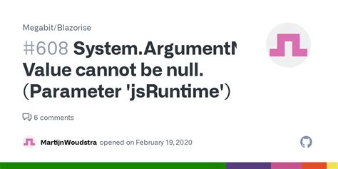 system argumentnullexception value cannot be null parameter