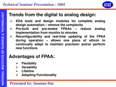 ppt fpaa for analog circuit design powerpoint presentation free