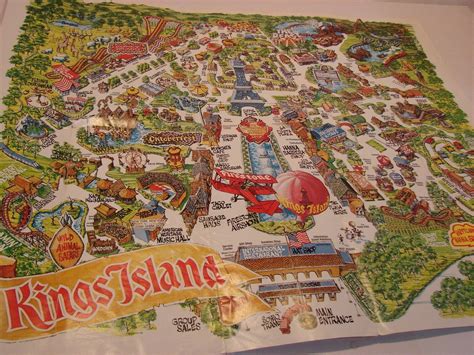1979 Kings Island Souvenir Map 3939987613