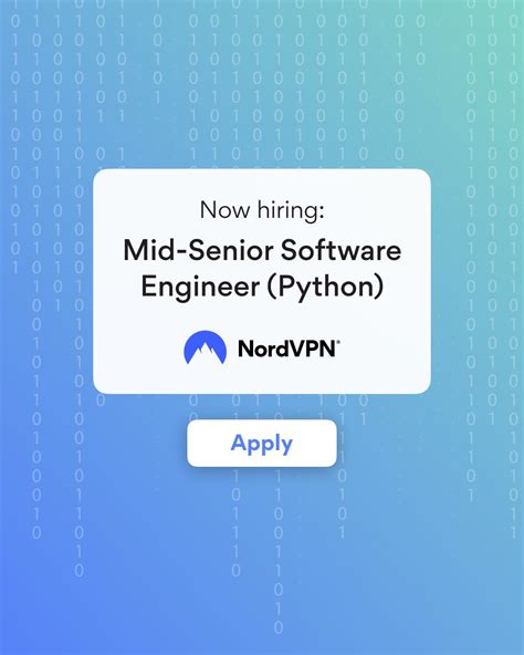 Nord Security On Linkedin Mid Senior Software Engineer Python Careers