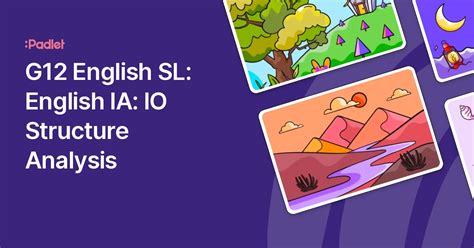 G12 English Sl English Ia Io Structure Analysis