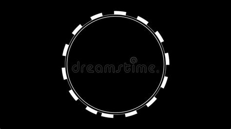 Minimal Black And White Preloader With Circle Loading Wheel Animation Abstract Beautiful