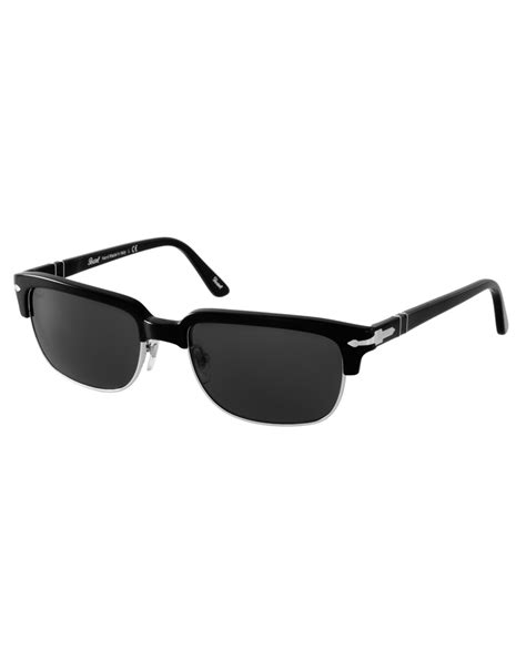 Lyst Persol Clubmaster Sunglasses In Black For Men