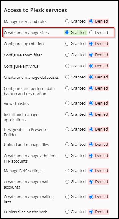 How To Allow Access To Php Settings In Plesk For An Additional Domain