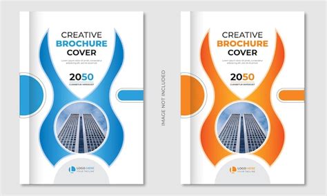 크리에이 티브 브로셔 또는 책 표지 디자인 템플릿입니다 프리미엄 벡터