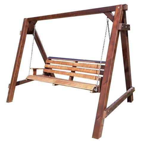 Купити Деревяна садова гойдалка Lnk Мадагаскар ДК 2 у Харкові від компанії Виробнича