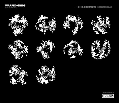 Warped Grids Vol 1 250 Grid Elements For Your Designs On Behance