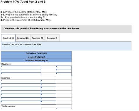 Solved Problem 1 7a Algo ﻿part 2 ﻿and 3problem 1 7a Algo