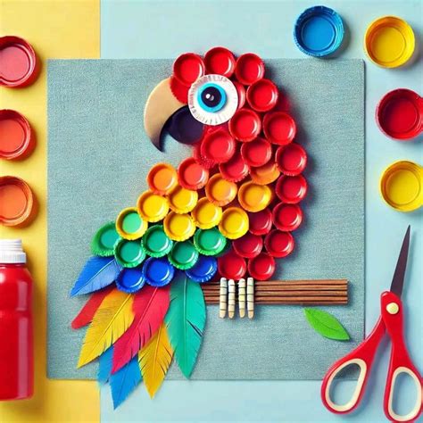 Como Hacer Figuras Con Tapas Manualidades Manualidades Para Niños