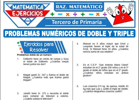 Doble Y Triple Tercer Grado Ficha Interactiva Topworksheets Porn Sex