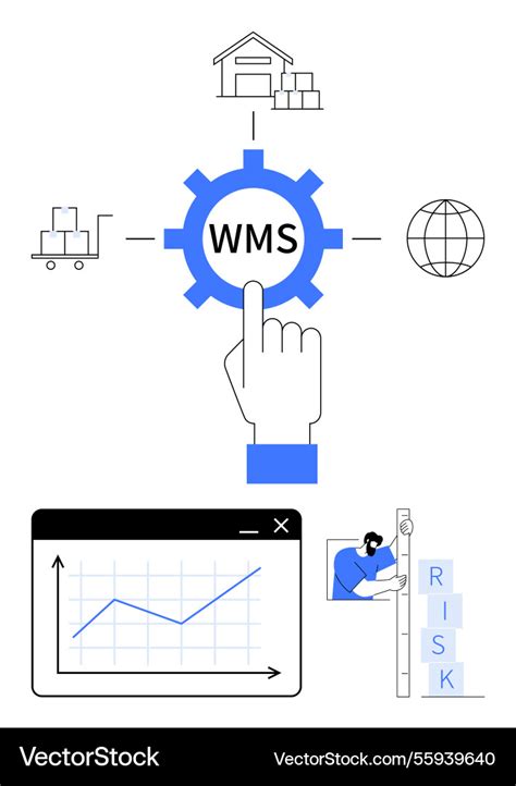 Warehouse Management System Integration Royalty Free Vector