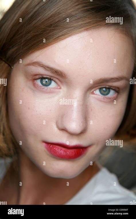 Donna Karan Backstage New York Ready To Wear Autumn Winter Model With