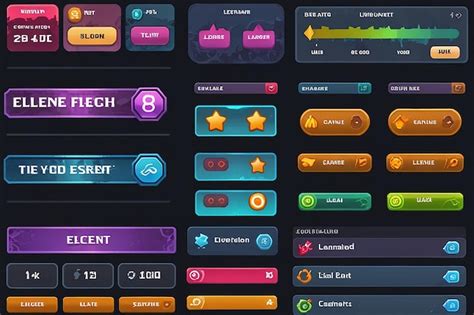 Game Levels Ui Kits Premium Ai Generated Image