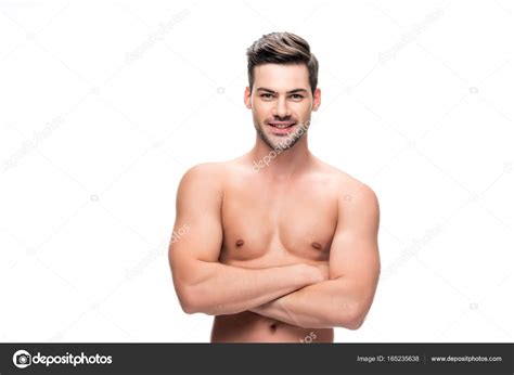 Handsome Shirtless Man Stock Photo By Allaserebrina