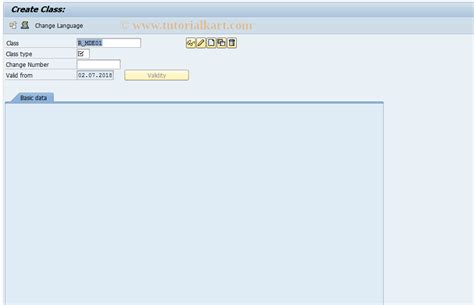 CL01 SAP Tcode Create Class CL01 SAP Tcode Create Class