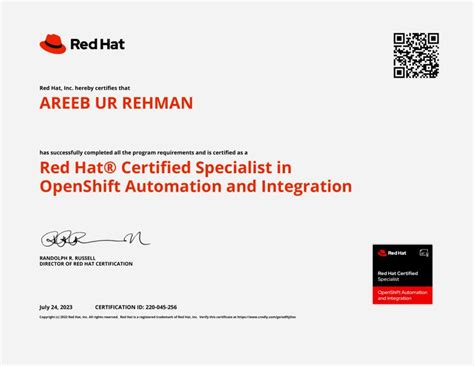 Areeb Ur Rehman On Linkedin Ex380 Redhat 20 Comments