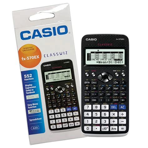 casio fx 570ex scientific calculator