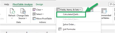 How To Add Calculated Fields In Excel Pivot Tables 2024