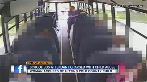 Deputies Polk County Schools Bus Attendant Arrested For Striking