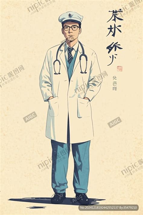 Ai创作图医者历史人物 医药职业人物形象 一代名医 医学名人 医生节日医师节日 医师节插画 医生医院职业图 医师插画 医者仁心 医生海报 医师文化 医生插画 最美医师 手绘医生插画 医生人物