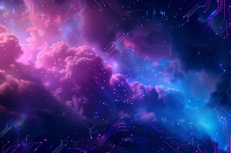 Cloud Computing Background Design And Technology Premium Ai Generated