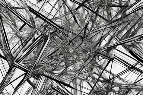 Premium Photo Random Chaotic Lines Abstract Geometric Pattern Texture Modern Contemporary