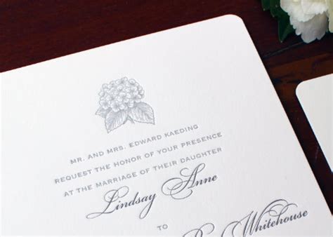 Hydrangea Wedding Invitations — Journal — Sesame Letterpress And Design