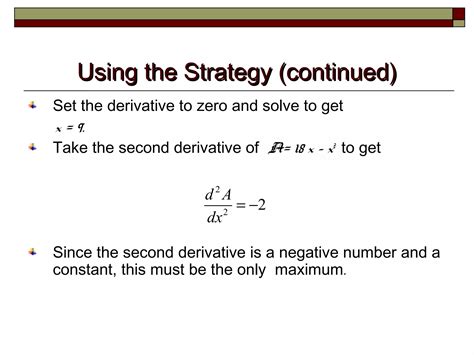 Concepts Of Maxima And Minima Ppt