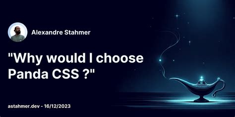 Why Would I Choose Panda Css