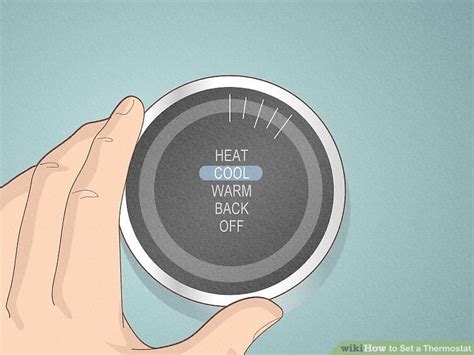 Ways To Set A Thermostat WikiHow