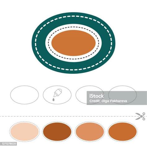 모양과 기하학적 인물을 알아봅니다 운동 기술을 연습하기위한 유치원 또는 유치원 워크 시트 빛에서 어두운 또는 그 반대의 경우도 마찬가지 벡터에 빛에서 순서대로 잘라 접착제